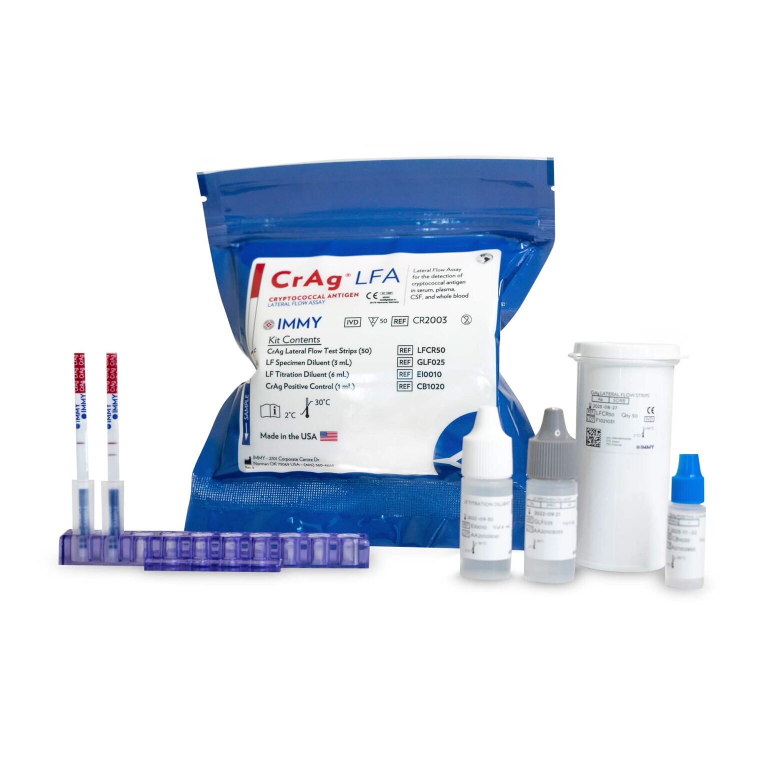 Cryptococcal Antigen LFA | Prueba rápida de criptococosis – IMMY ...